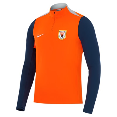 耐克中超山东泰山半拉链训练球衣