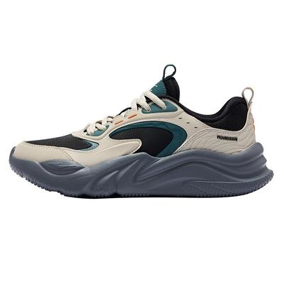 鸿星尔克男秋季革面运动鞋