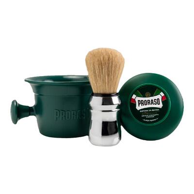 意大利PRORASO男士剃须皂三件套