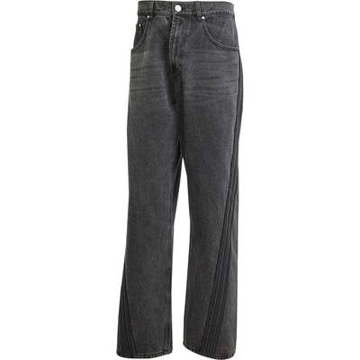 Adidas/阿迪达斯正品三叶草男士时尚简约牛仔运动长裤JY6291