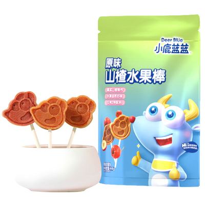 小鹿蓝蓝山楂水果棒冻干水果片