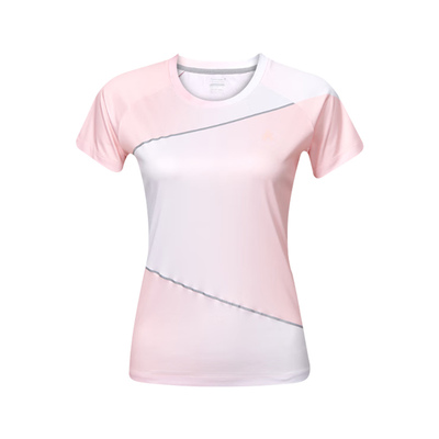 Kawasaki川崎羽毛球服星河奶茶粉男女款速干透气短袖上衣T恤B2963