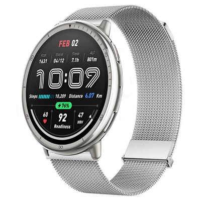 华米balance2磁吸米兰尼斯表带男