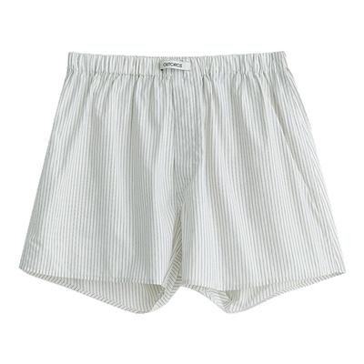 OUTCiRCS条纹LOGO居家短裤