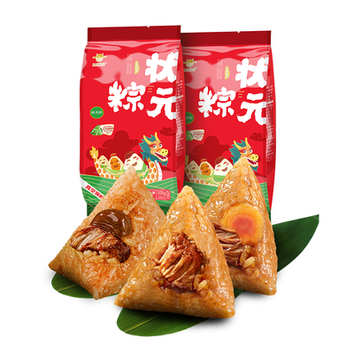 状元粽子肉粽蛋黄多口味品牌直营