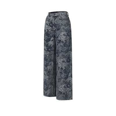 FILA斐乐女士牛仔长裤