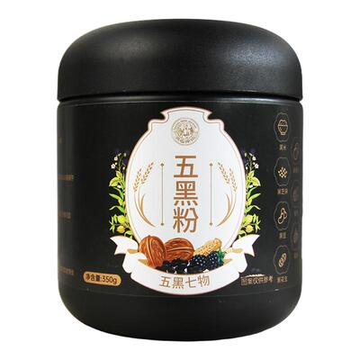 五黑粉350g/罐 营养早餐代餐粉芝麻糊黑豆冲饮五谷早餐代餐
