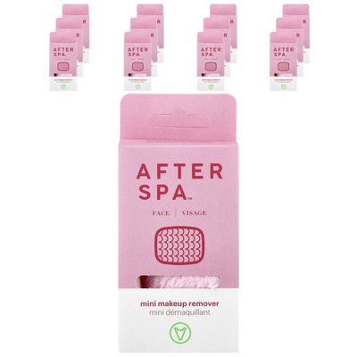 AfterSpa,Afterspa™ Mini Makeup Remover, Pink , 12 Pack