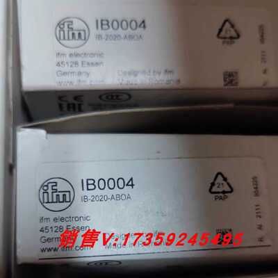 议价IFM IB0004 IC5005 ID5005 ID5055 ID5048 易福门 全新原装if