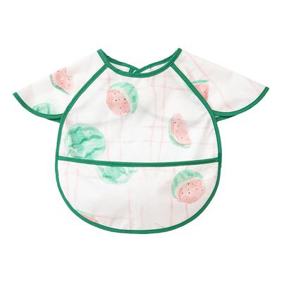 儿童罩衣吃饭围兜防水防污防油