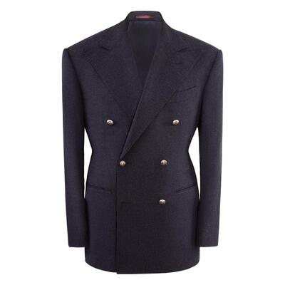 CULTUM春夏布雷泽戗驳领西服男