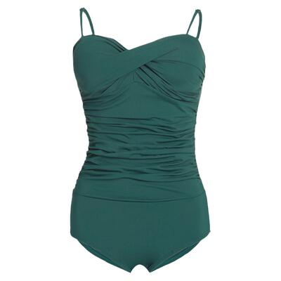 温泉aimuhu新款钢托聚拢吊带泳衣