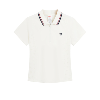 Wilson威尔胜26夏季新款女士Motion防晒透气网球运动短袖POLO衫