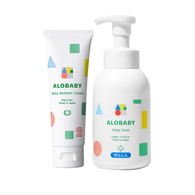 alobaby沐浴露400ml+护臀膏75g