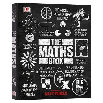 DK数学百科 人类的思想百科丛书 英文原版 The Maths Book: Big Ideas Simply Explained 图解数学科普发展历史人工智能 全彩精装