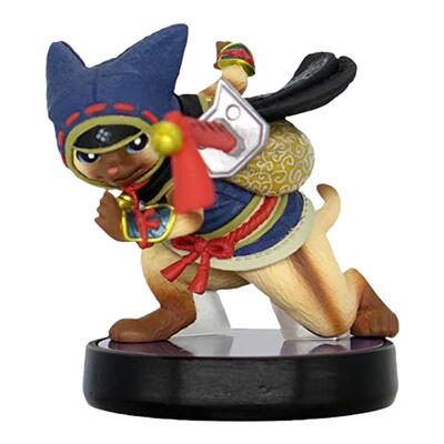 【日本直邮】capcom手办景品卡普空amiibo手办怪物猎人崛起艾露猫