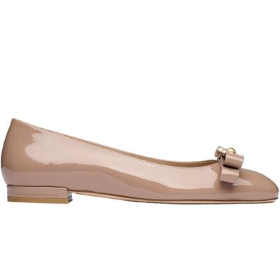 SW早春平底蝴蝶结浅口单鞋女