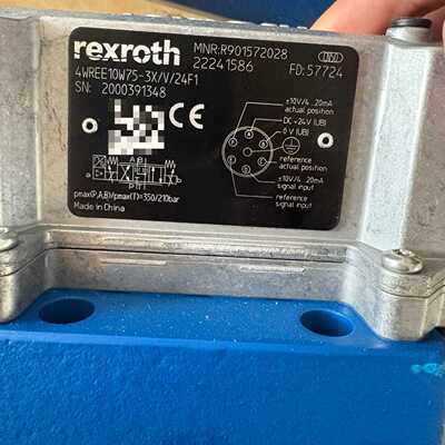【议价-可维修】 Bosch Rexroth R901572028 4WREE10W75-3X/V 比