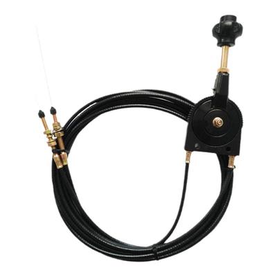 双向手动油门线控制总成钻孔机拉线压路机推拉油门软轴控制器配件