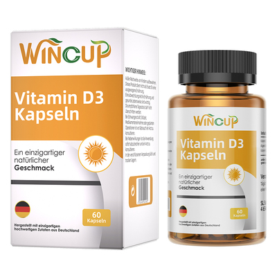 wincup维生素d3胶囊vd阳光瓶
