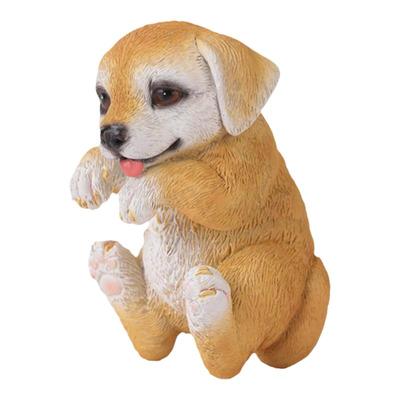 树脂仿真狗狗挂盆盆景庭院阳台