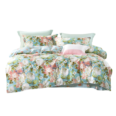 富安娜纯棉四件套床单被罩枕套