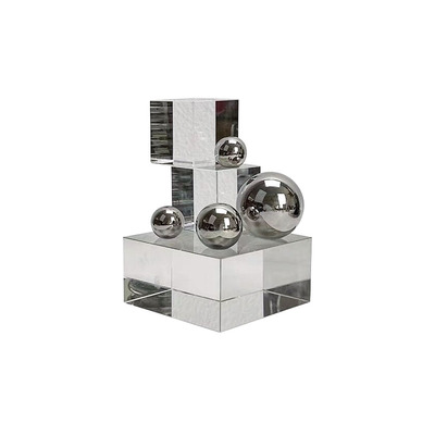 现代简约欧式轻奢水晶样板房摆件