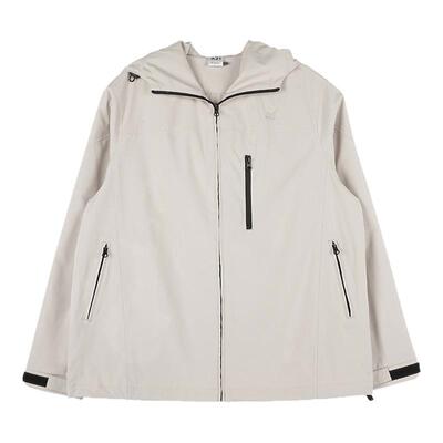 A21女装宽松连帽冲锋衣