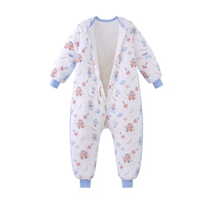 蚕丝立体分腿儿童睡袋春秋冬季