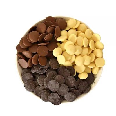 百巧莉黑巧克力58%500g 72%牛奶35%白巧克力纯可可脂黑巧白巧烘焙