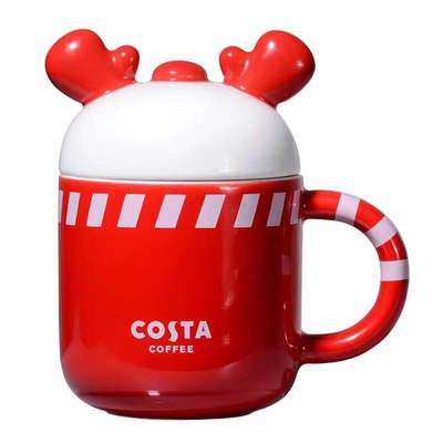 麋鹿情人节礼盒双耳新啡杯包邮