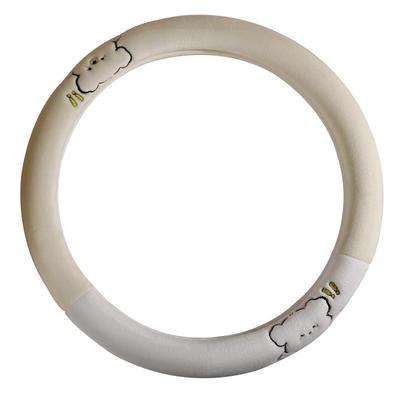 小熊款方向盘保护套保暖不掉绒