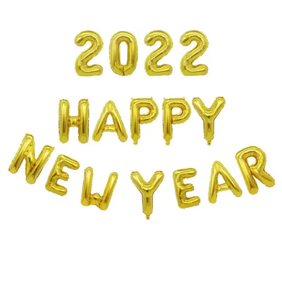 节日派对小字母铝膜气球