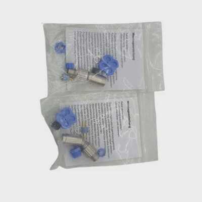 2x 2591110 Gerade 3poliger Stecker TE Connectivity Rundsteck