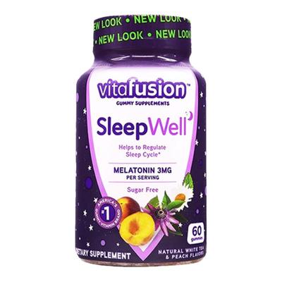 美国褪黑素睡眠片软糖帮助睡眠