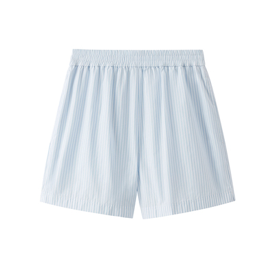 440ME女士蓝白条纹休闲短裤