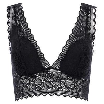 仙黛尔性感无钢圈蕾丝美背文胸