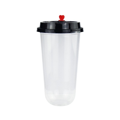 95U型360/500/700ml塑料奶茶杯子