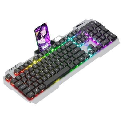 RGB发光有线键鼠套装办公