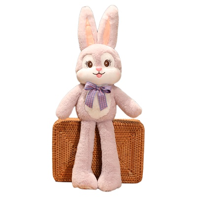 可以拉耳朵的兔子挂件玩偶毛绒玩具公仔抱枕娃娃儿童女孩生日礼物