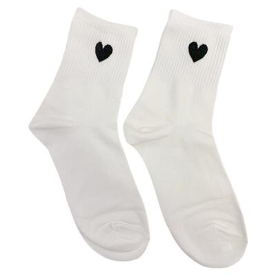 女袜白色袜子杨幂同款中筒短袜