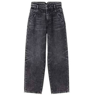 MissSixty复古黑灰宽松牛仔裤