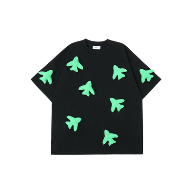 SQQZ300G立体塞棉飞机圆领短袖