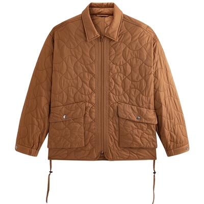 【商场同款】太平鸟男装棉衣25冬季新款宽松满版绗缝 B2ABF4122