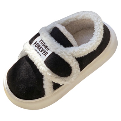 耐脏个性百搭棉拖鞋女