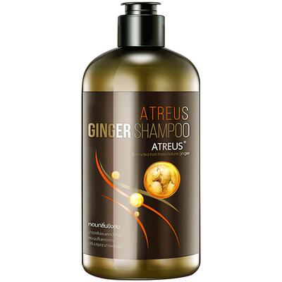 ATREUS生姜洗发水控油蓬松固发防断发洗头膏洗发露女士男400ml/瓶