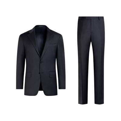 Suitsupply藏青色西装套装