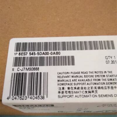 议价6ES75455DA000AB0西门子S7-1500 CPU通信模块6ES7545-5DA00-0
