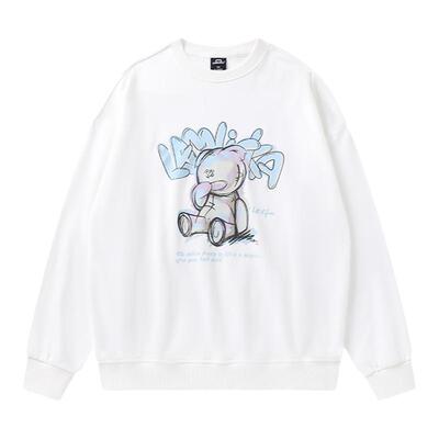 LAMLICKA日系潮牌圆领卫衣