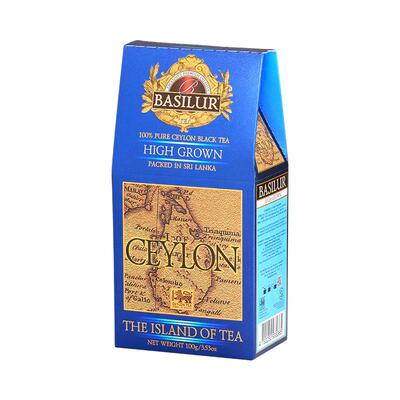 basilur斯里兰卡进口 特级锡兰红茶绿茶茶叶礼盒做奶茶热泡饮品